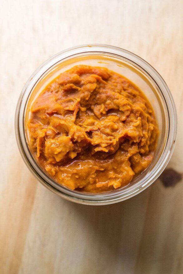 Quick and Easy No-Peel Roasted Red Pepper Romesco Sauce – Healthful Plate